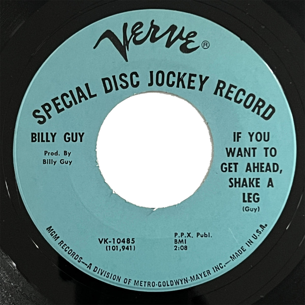 Billy Guy - If You Want To Get Ahead, Shake A Leg | Inksplat Records