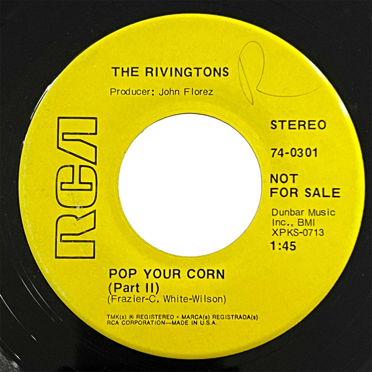 Rivingtons - Pop Your Corn | Inksplat Records
