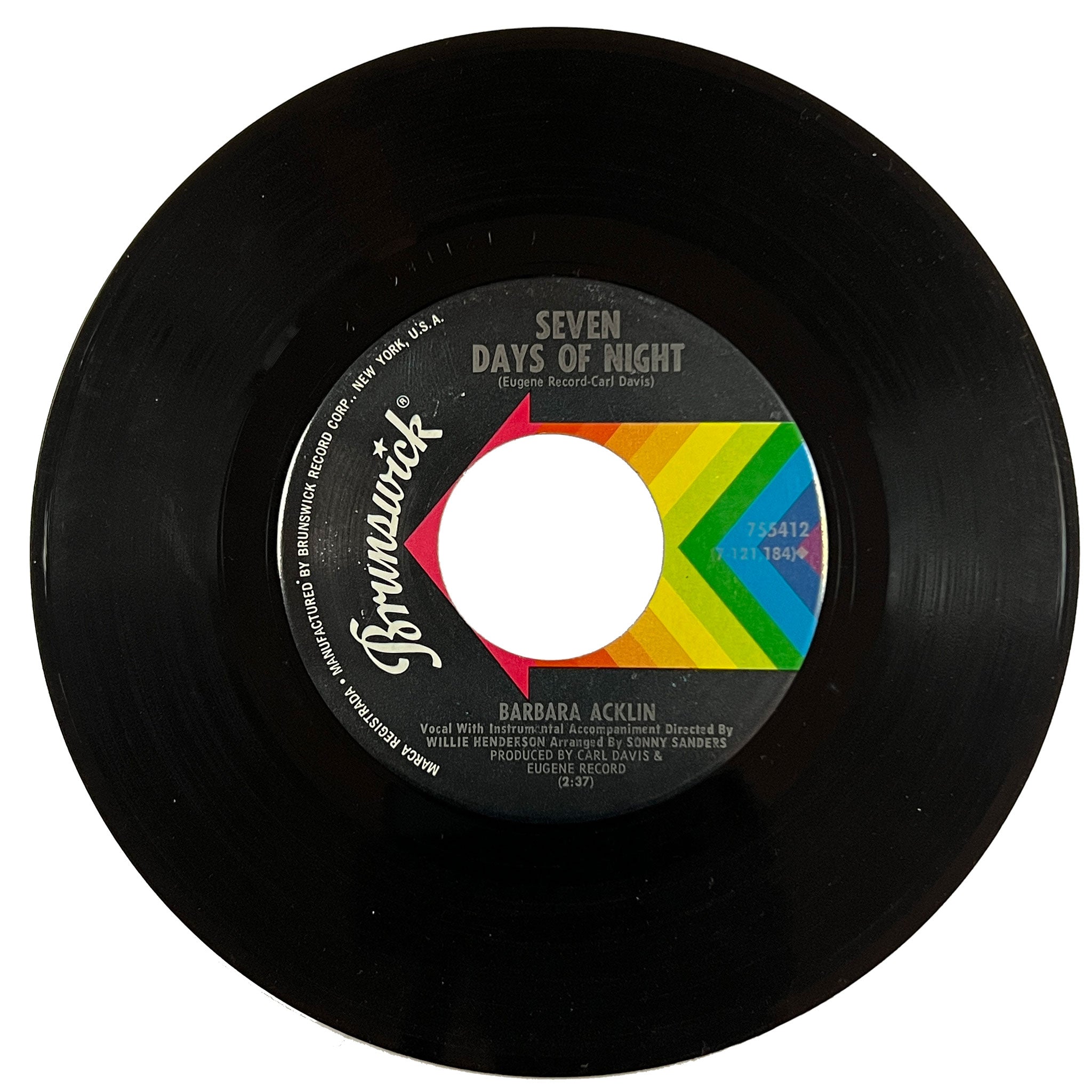 Barbara Acklin - Seven Days of Night | Inksplat Records