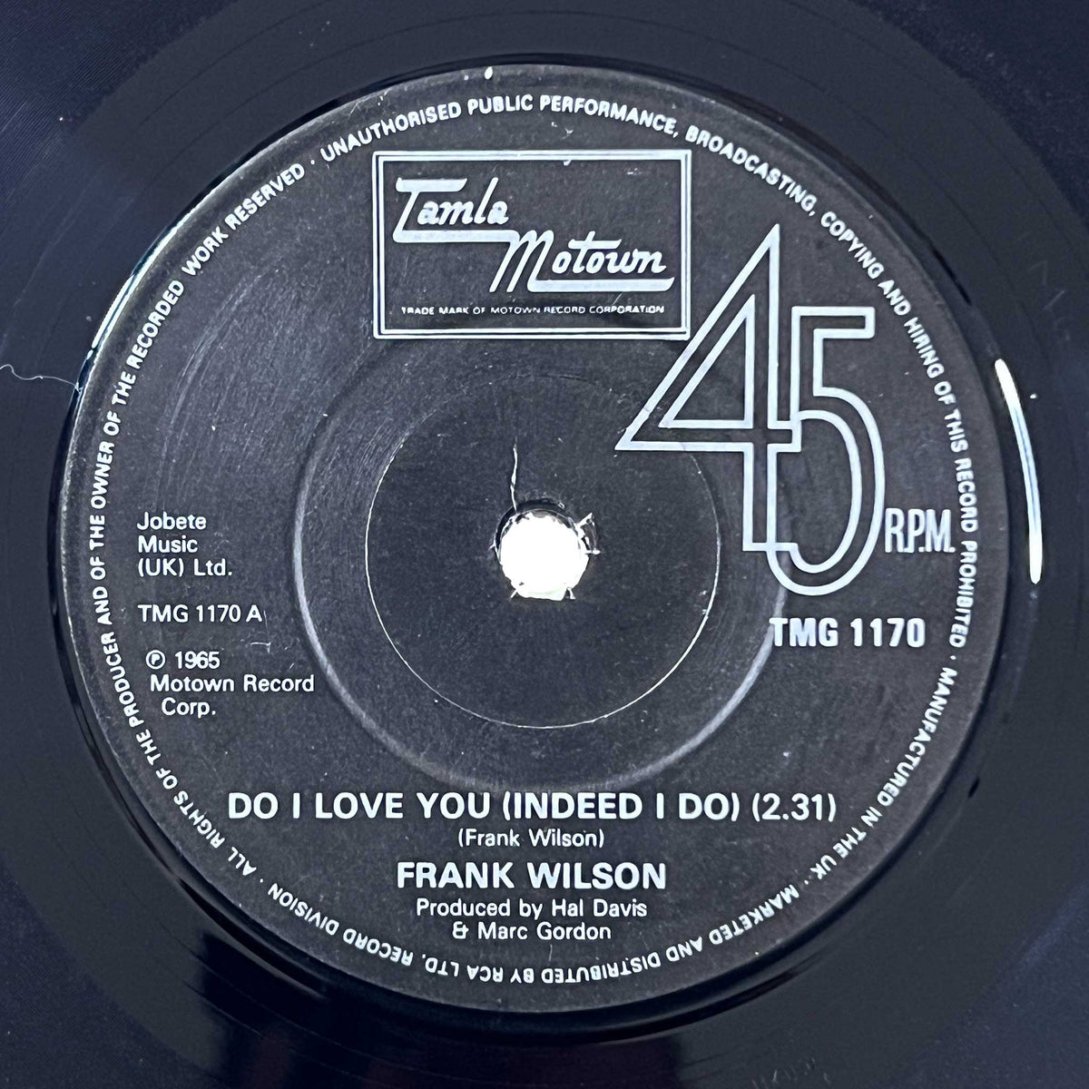 Frank Wilson - Do I Love You (Indeed I Do) | Inksplat Records