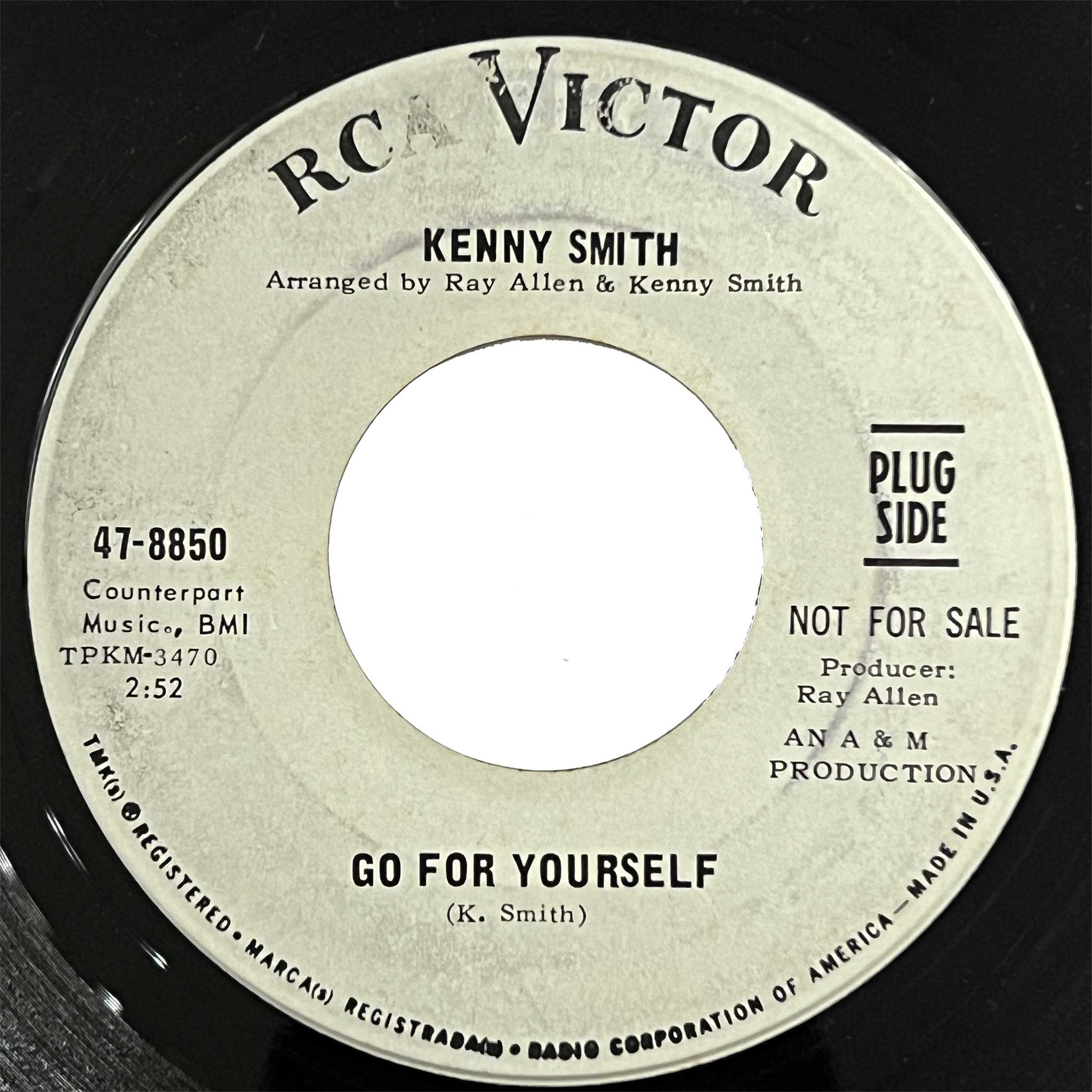Kenny Smith - Go For Yourself | Inksplat Records