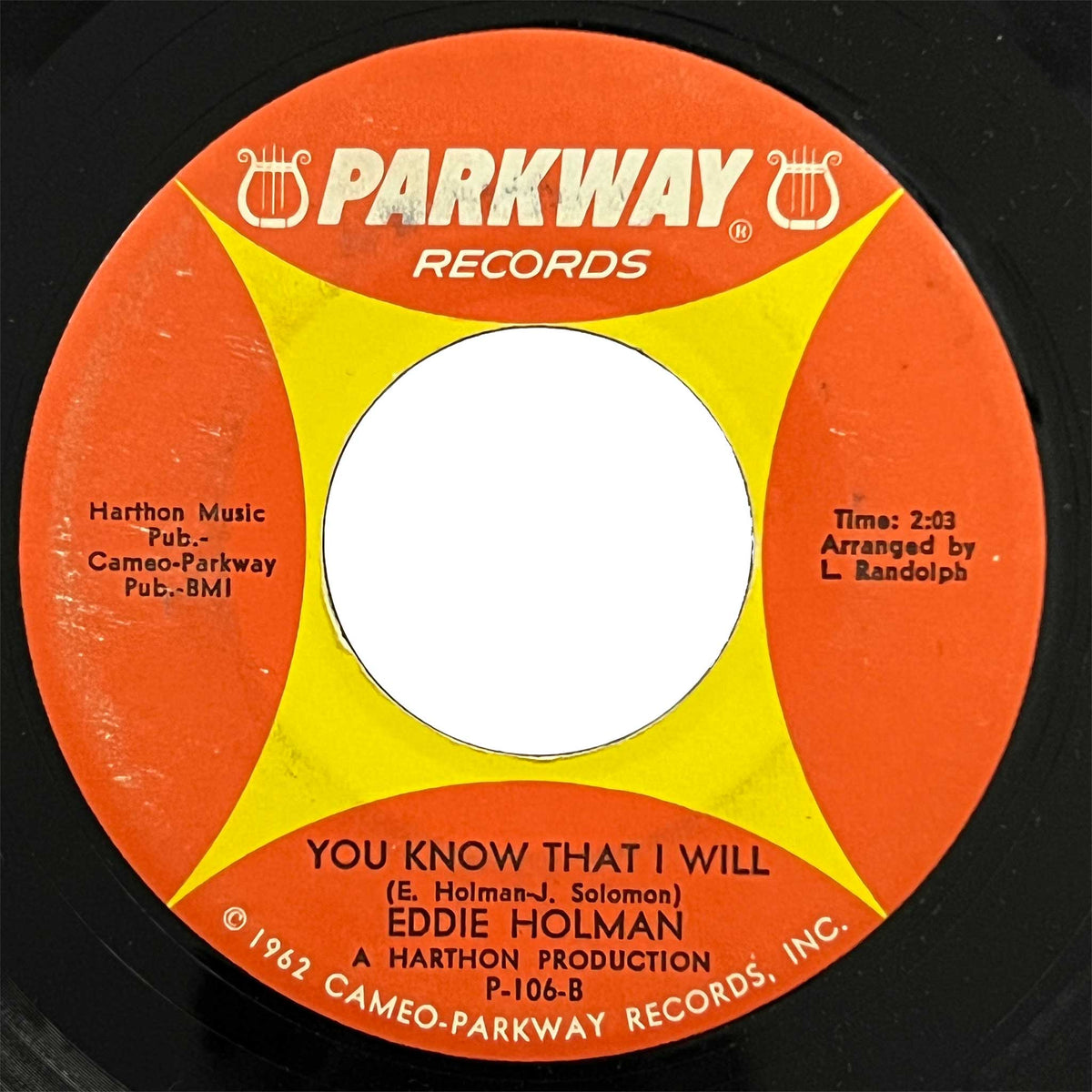 Eddie Holman - You Know That I Will | Inksplat Records