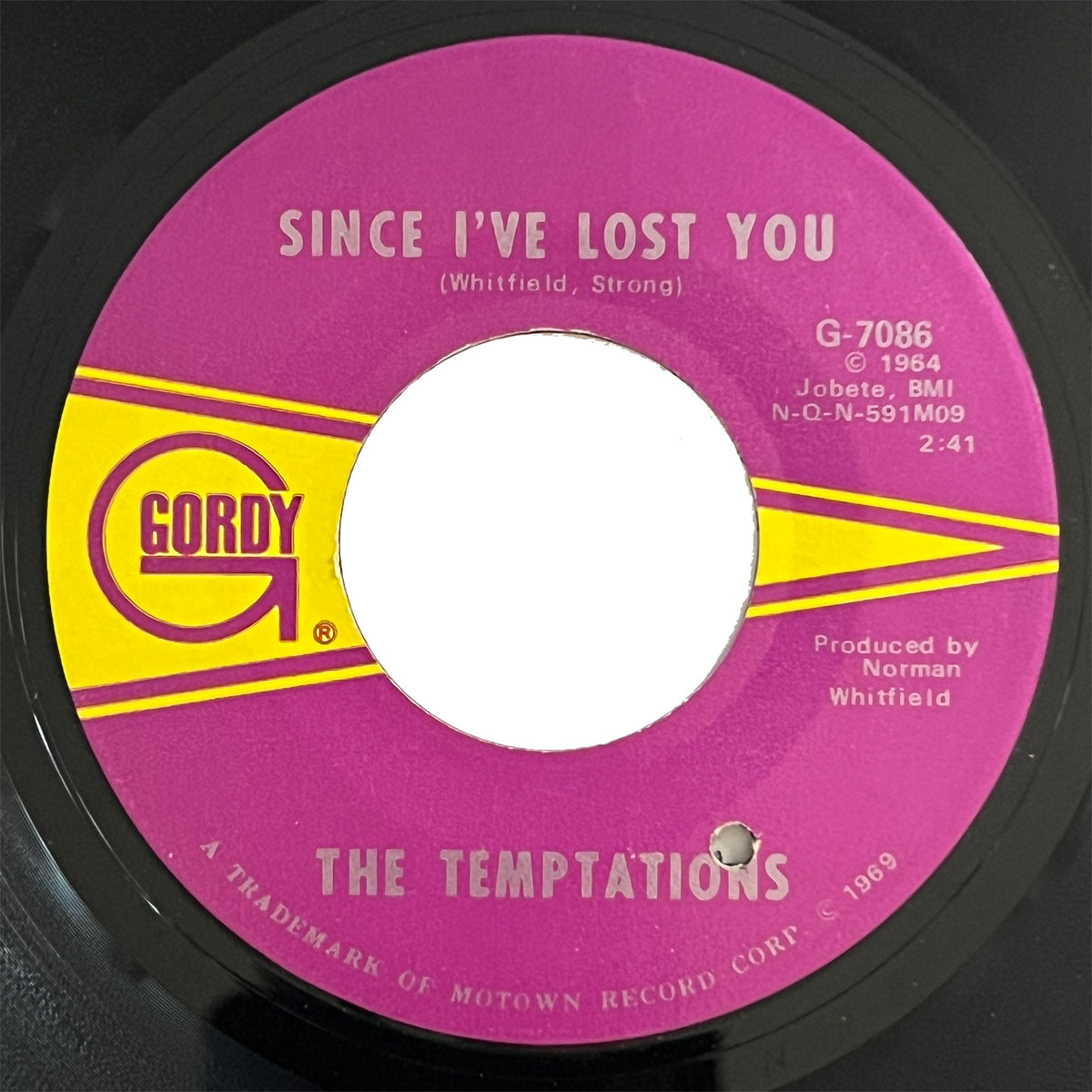 Temptations - Since I've Lost You | Inksplat Records