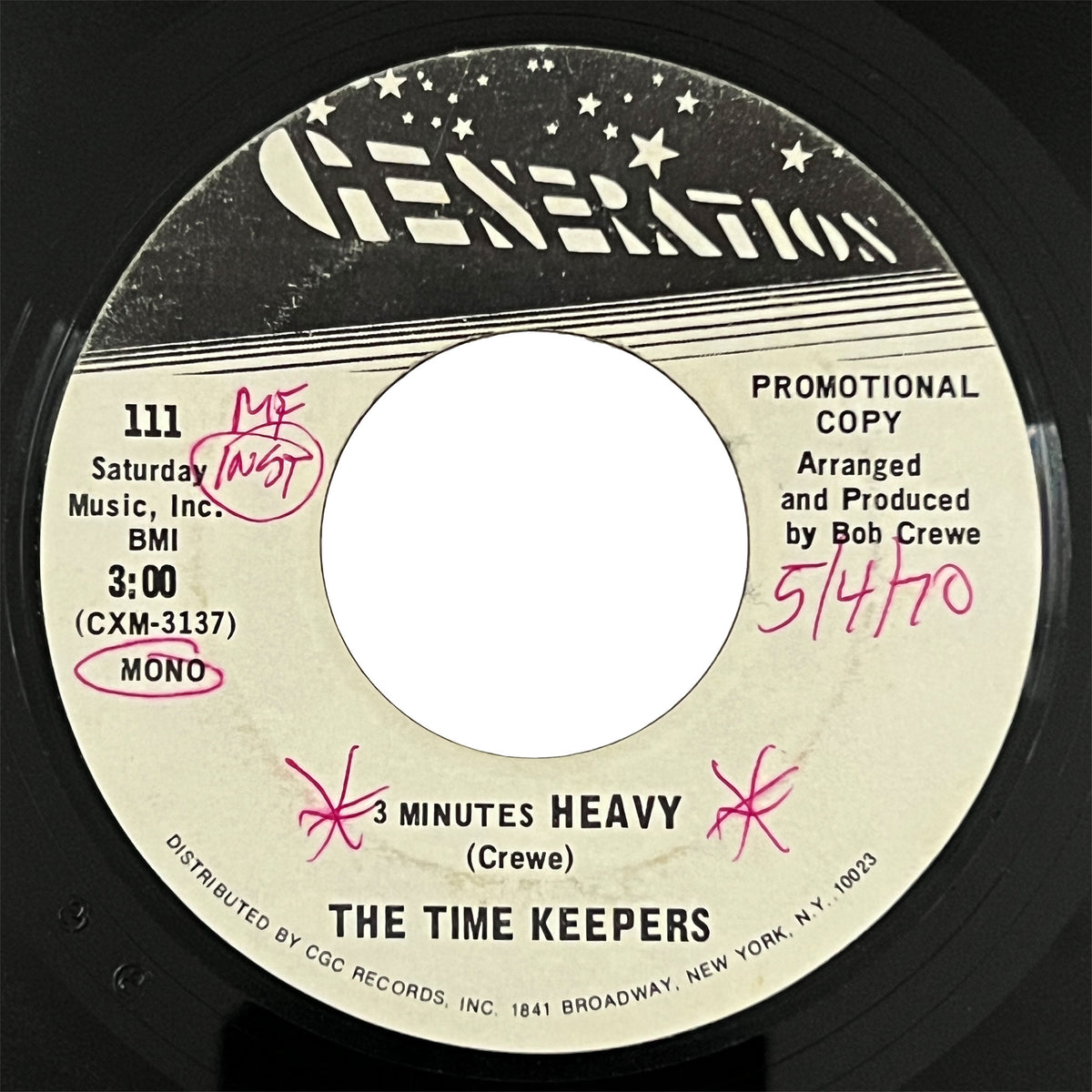 Time Keepers - 3 Minutes Heavy (promo) | Inksplat Records