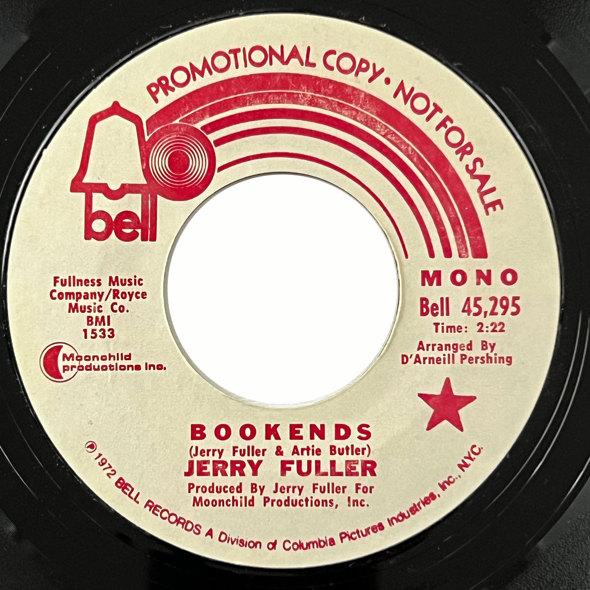 Jerry Fuller - Bookends (promo) | Inksplat Records