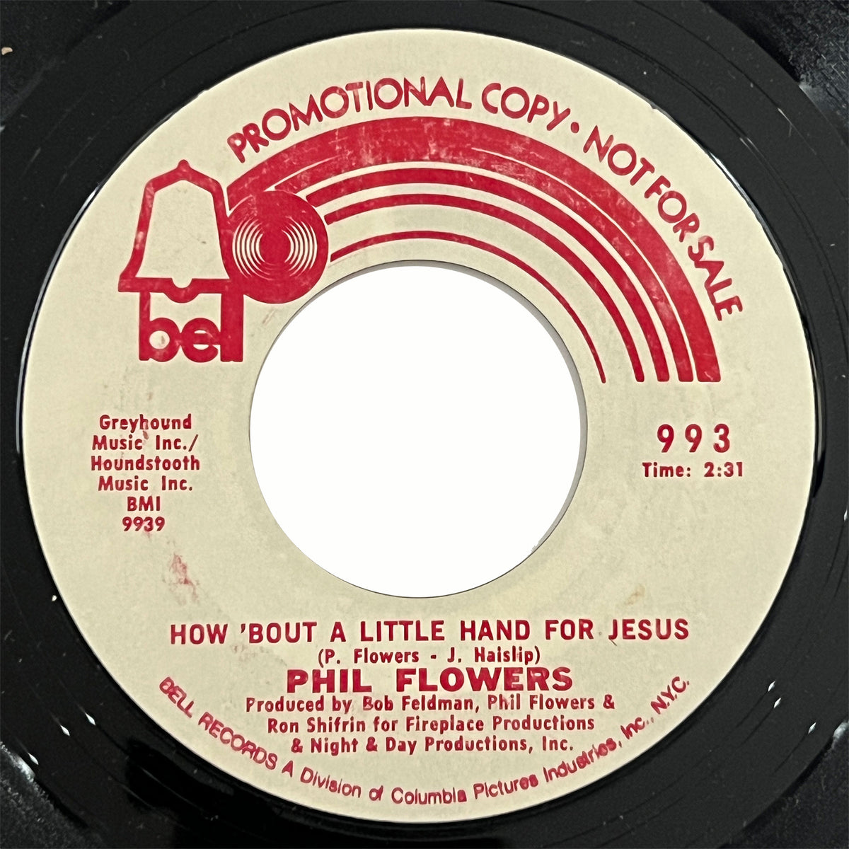 Phil Flowers - How 'Bout A Little Hand For Jesus (promo)