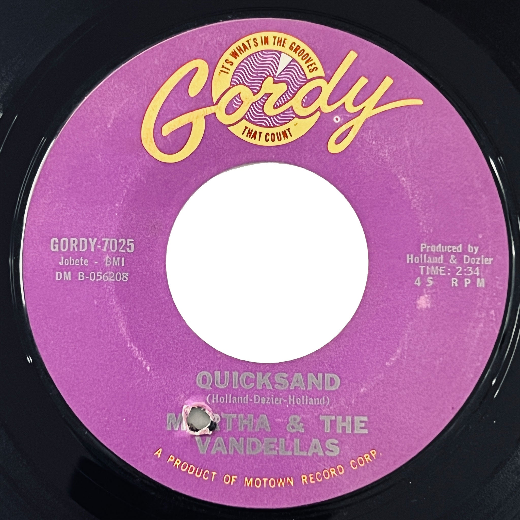 Martha and Vandellas - Quicksand | Inksplat Records