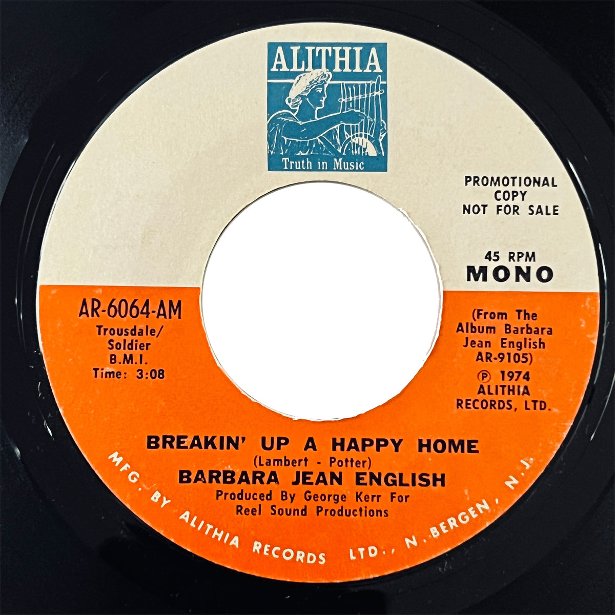 Barbara Jean English - Breakin Up A Happy Home (promo)